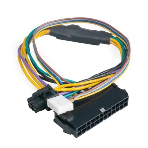 Paruht ATX Main 24 Pin Female to 6 Pin Male 6 Pin PCI-E PSU Power ...